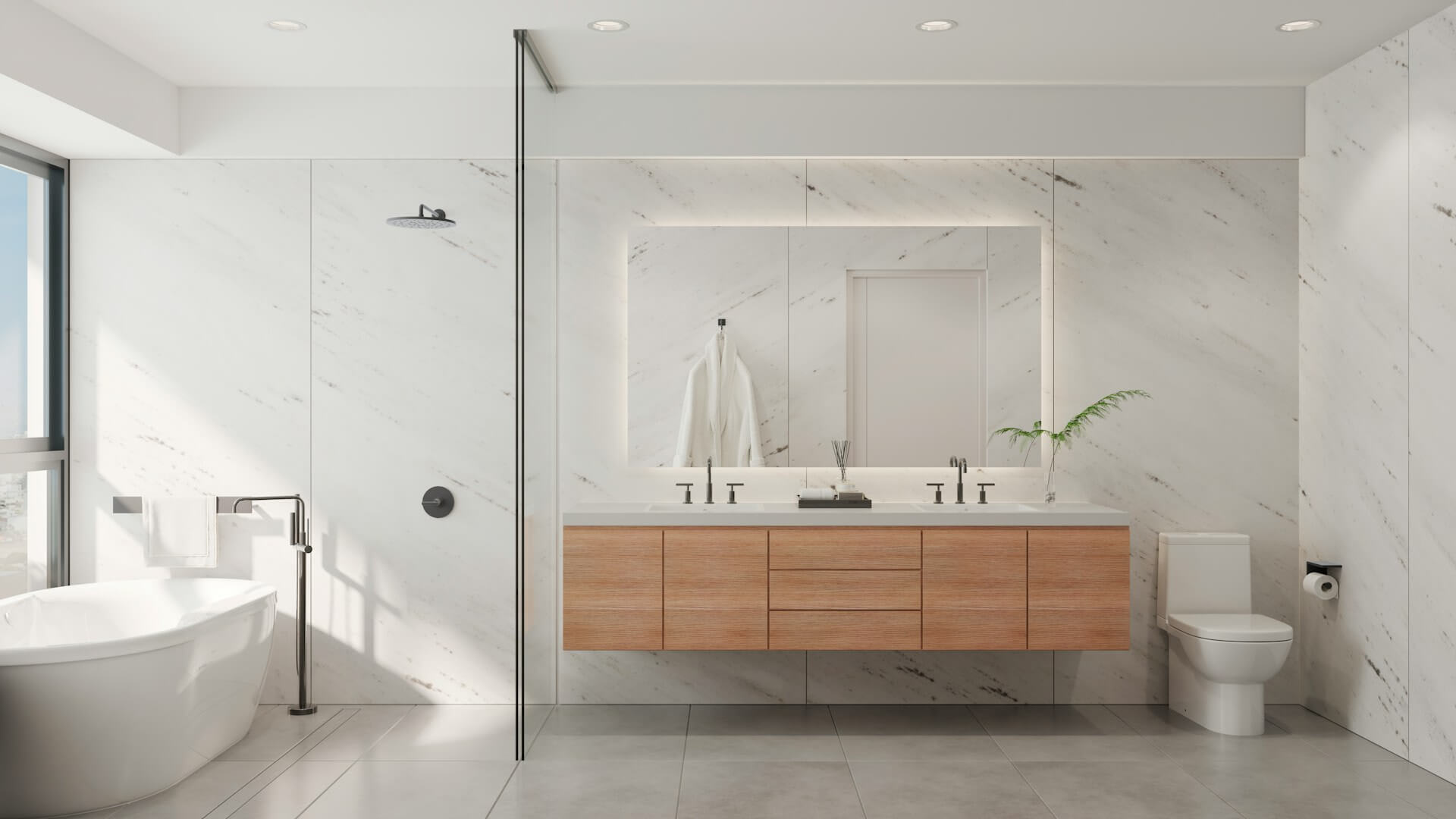 Baños modernos con ducha: ideas y diseños
