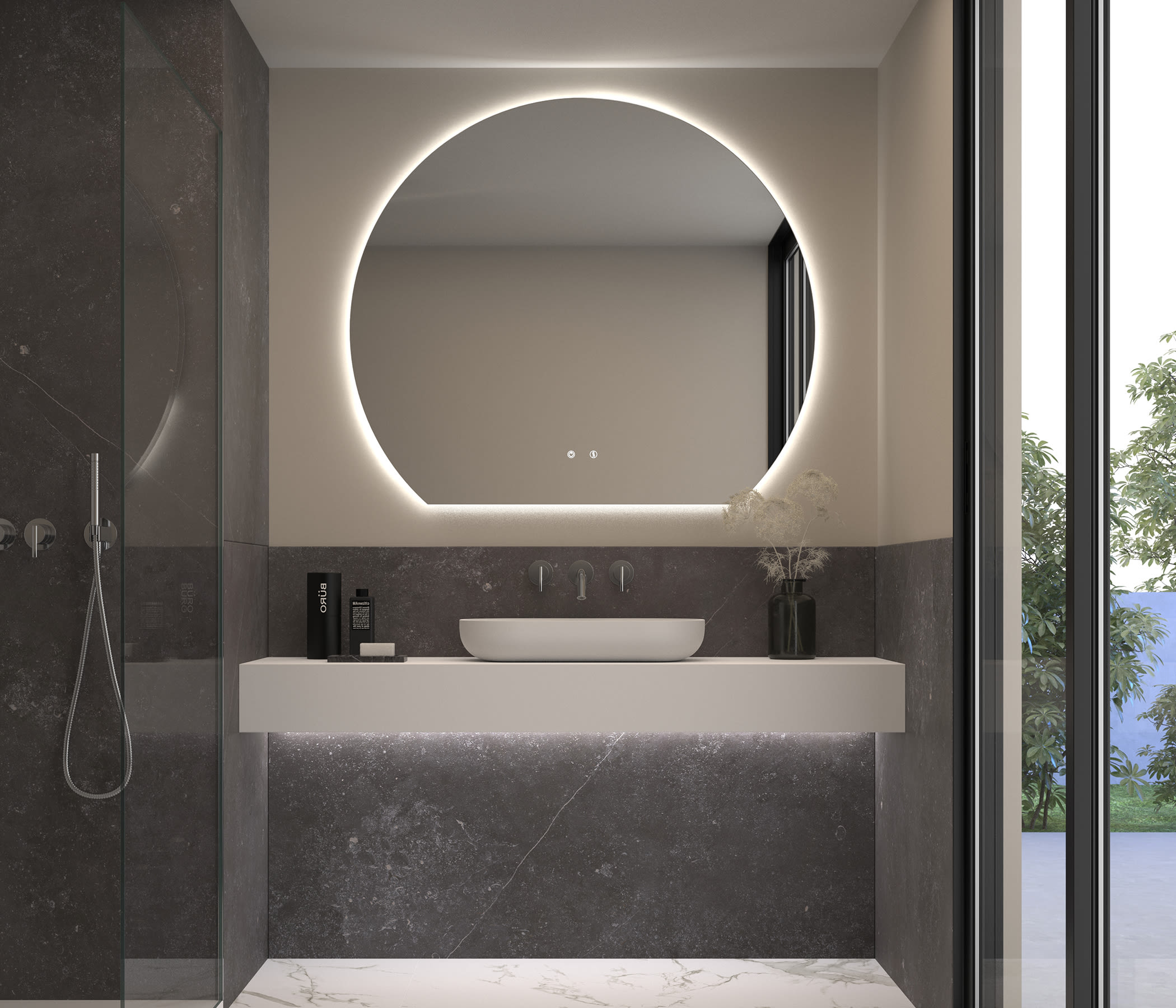 Espejo Granada 1 de Eurobath luz led | Decorabaño [2025]