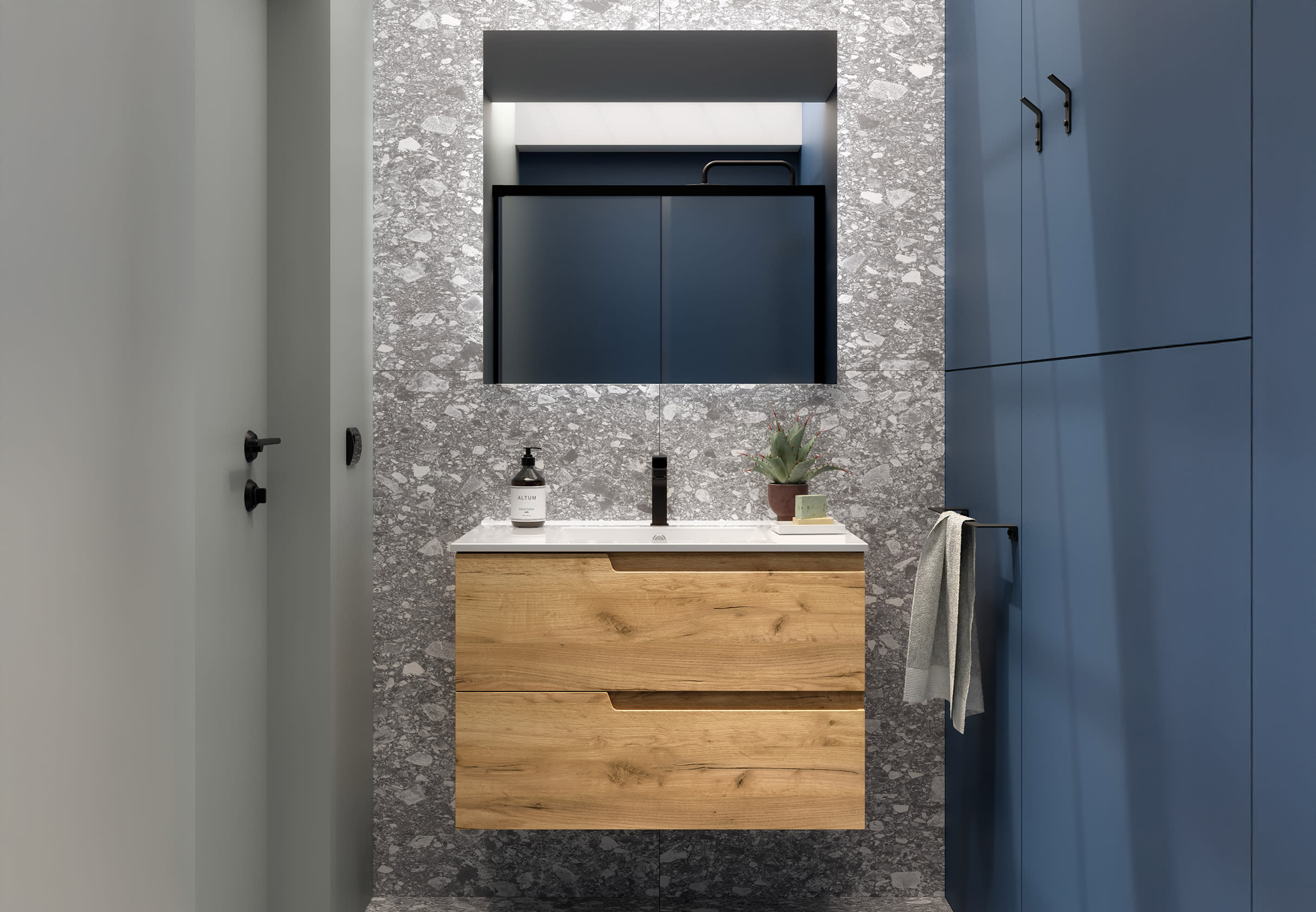 Conjunto mueble de baño Vima Salgar | Decorabaño [2025]